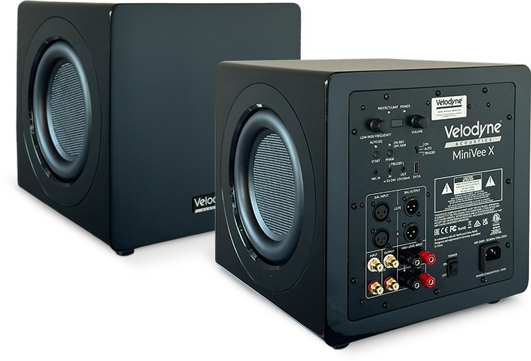 Velodyne Acoustics MiniVee X Active Subwoofer – Nintronics UK
